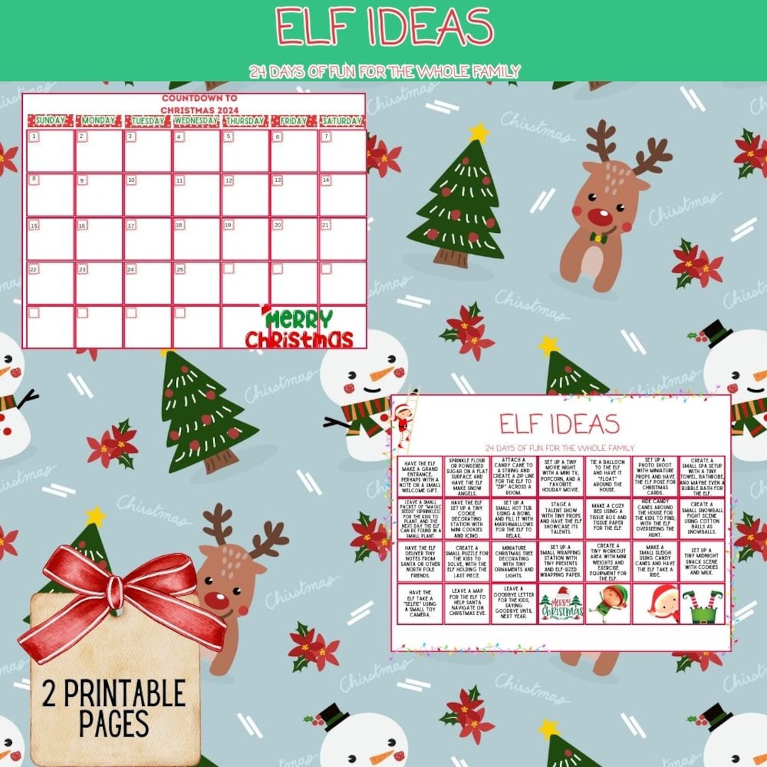 24 Days of Elf Ideas - Etsy
