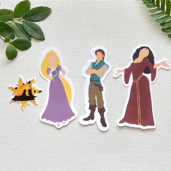 Tangled Stickers - Etsy