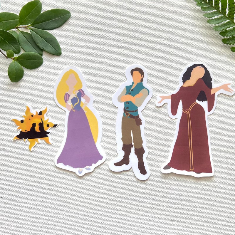 Tangled Stickers - Etsy