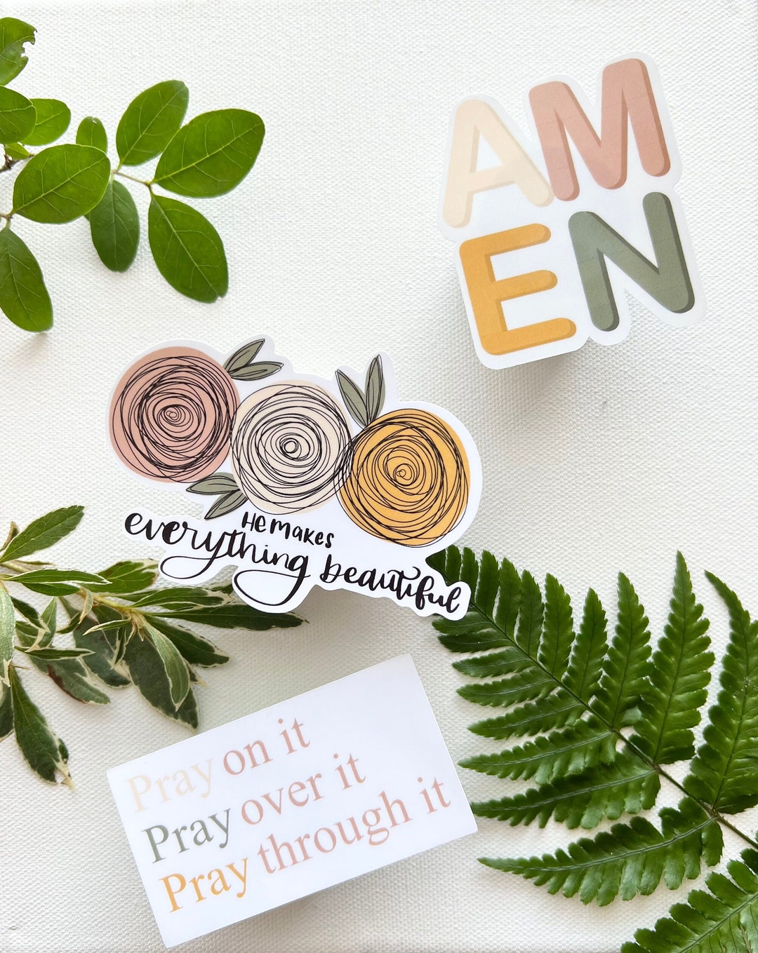 Prayer Stickers - Etsy