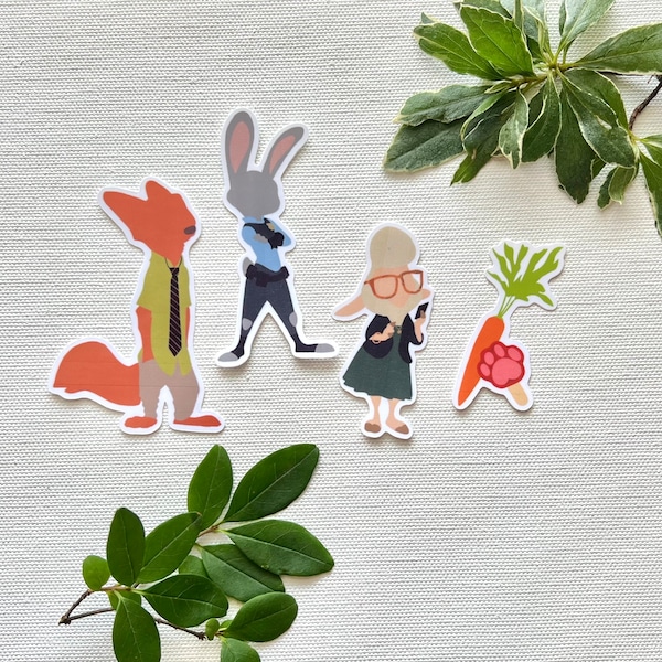 Zootopia Stickers - Etsy