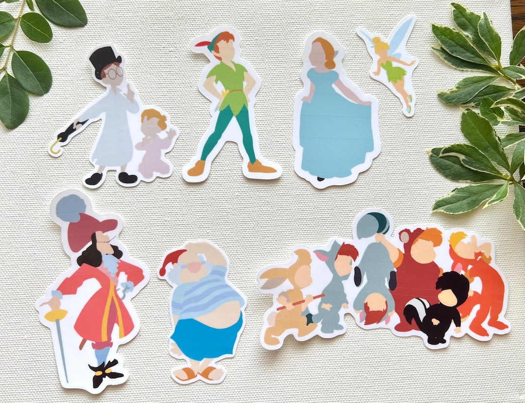 Peter Pan Stickers - Etsy