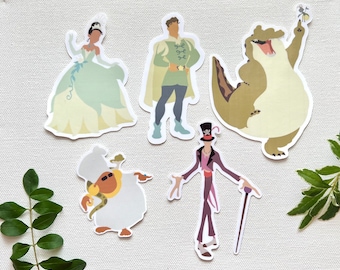 Princess Tiana Clear Sticker Vinyl Sticker Clear Sticker Princess and ...