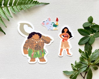 Disney Moana Stickers Waterproof Vinyl Stickers Sticker Sheet ...