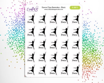 Dance Planner Stickers - Etsy