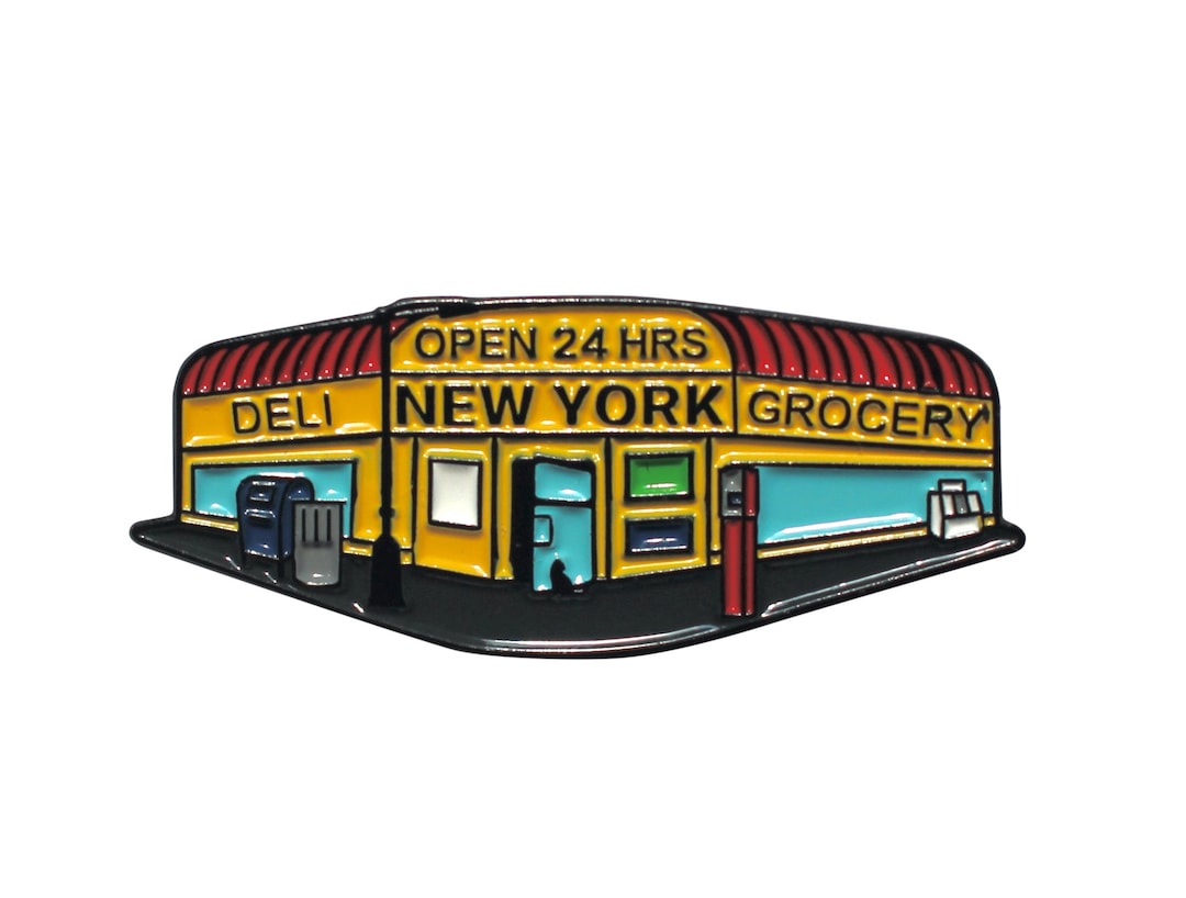 New York Bodega Enamel Pin - Etsy