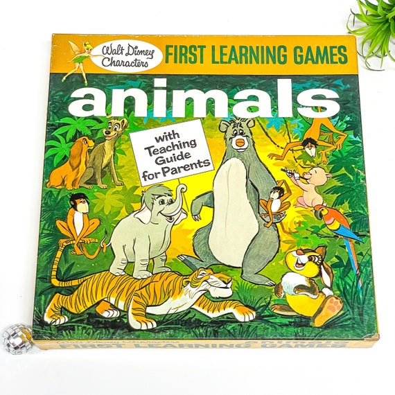 Vintage Animals Game / First Learning Game / Vintage Walt | Etsy