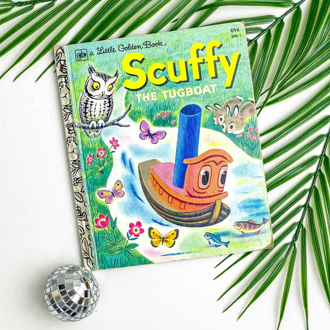 Scuffy the Tugboat Book / Vintage Children's Book / Vintage Tugboat ...