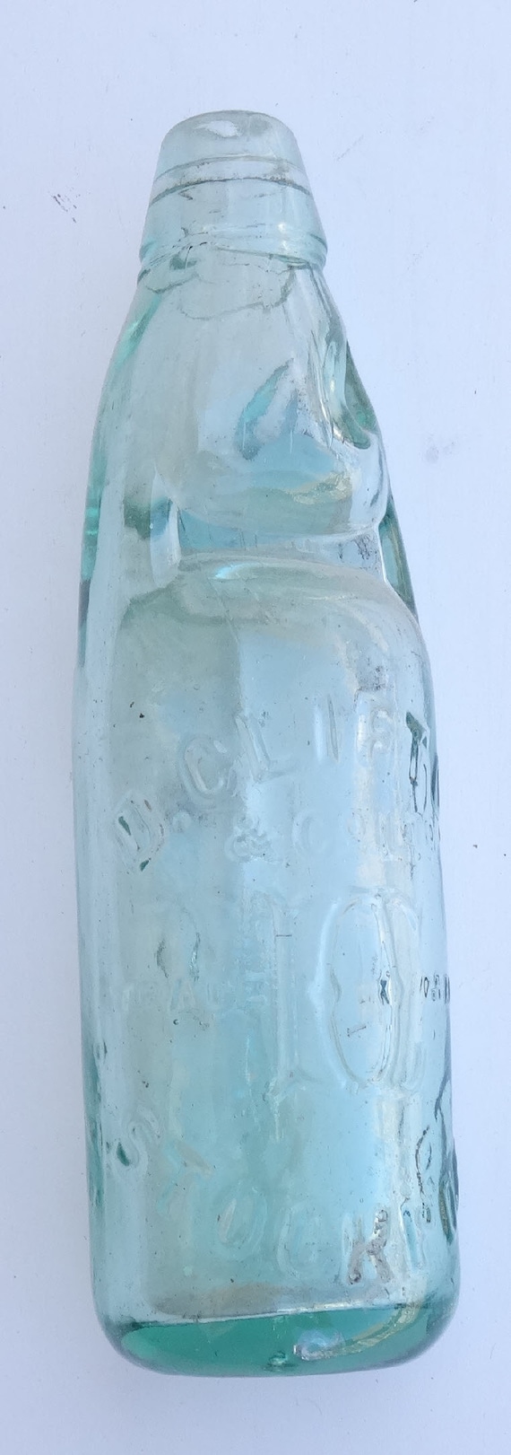 Antique English Codd Bottle W/ Marble D.clifton Stockport - Etsy