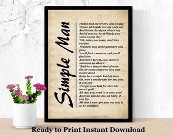 Simple Man Guitar SVG DIGITAL DOWNLOAD - Etsy