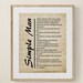 Simple Man Lyrics on Sheet Music, Digital Download, Lyrics Picture ...