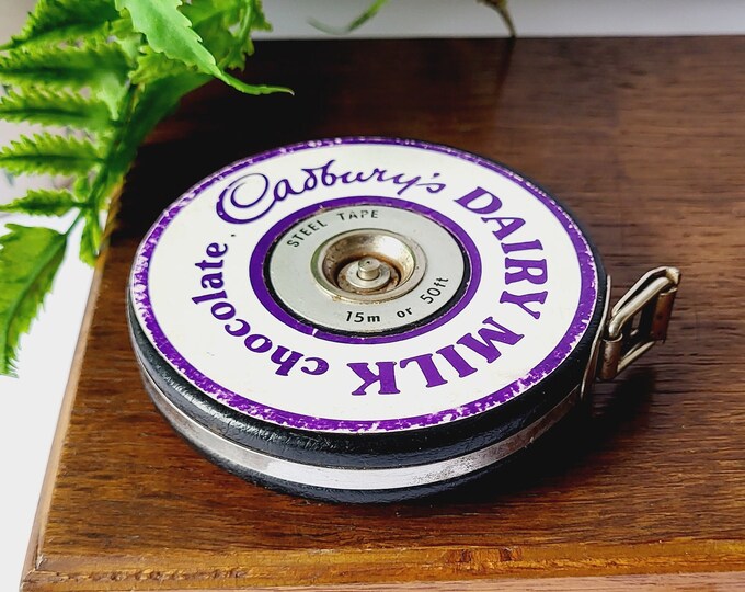 Vintage Cased Cadbury's Dairy Milk Chocolate Advertising Tape Measure ...
