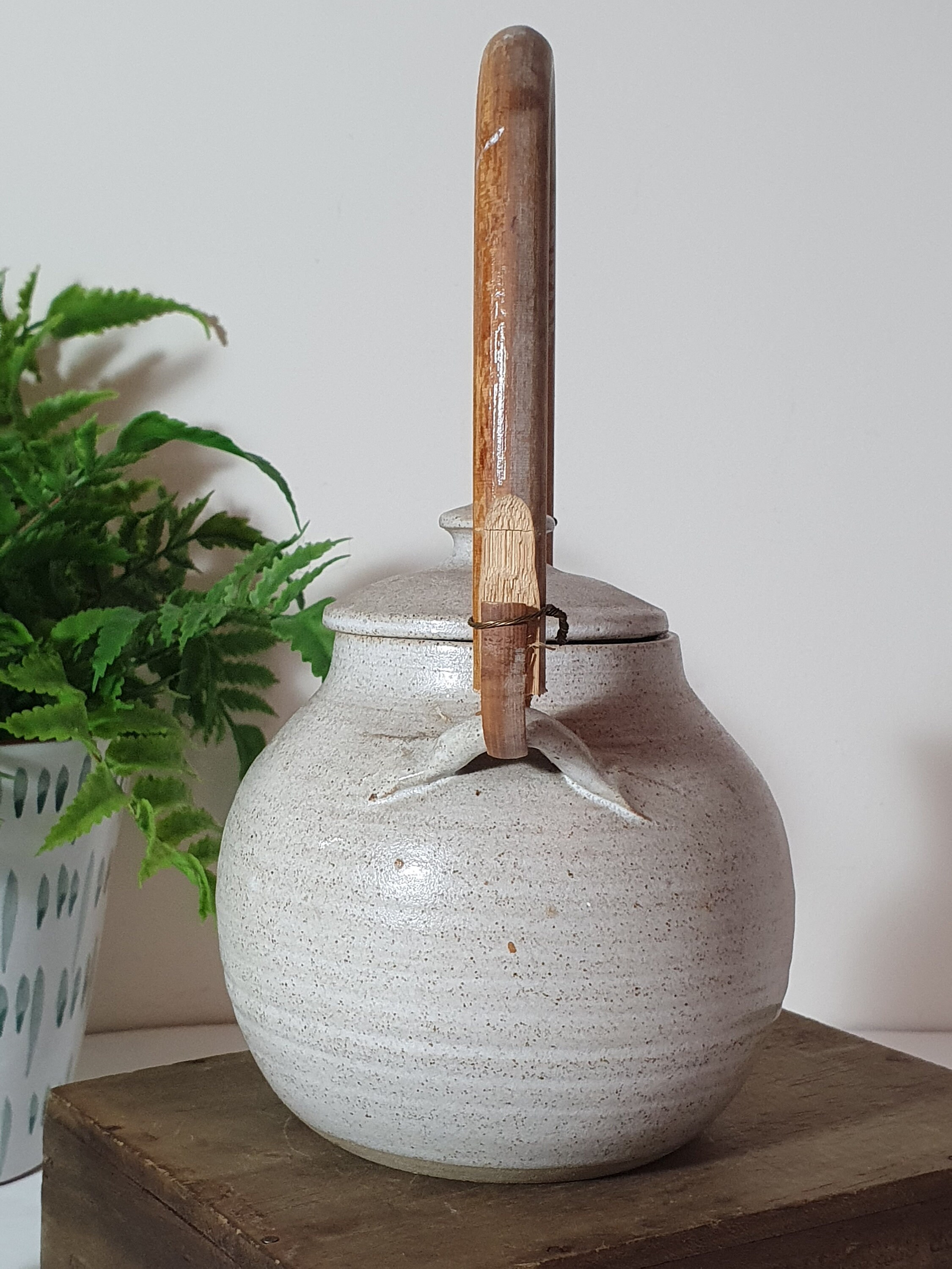 Hand Thrown / Made Oriental Style Stone Ware Tea Pot / Kettle | Etsy