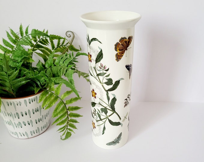 Portmeirion 'botanic Garden' Tall Vase - 28 Cm Height - Etsy