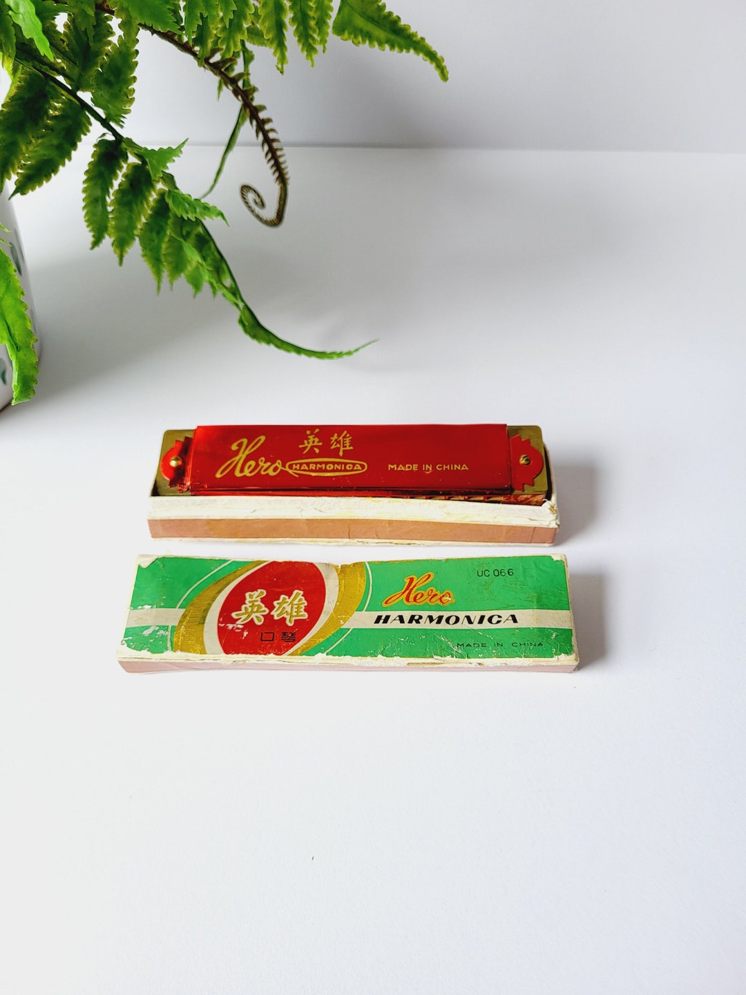Vintage Wooden Frame Chinese 'hero' Harmonica - Etsy