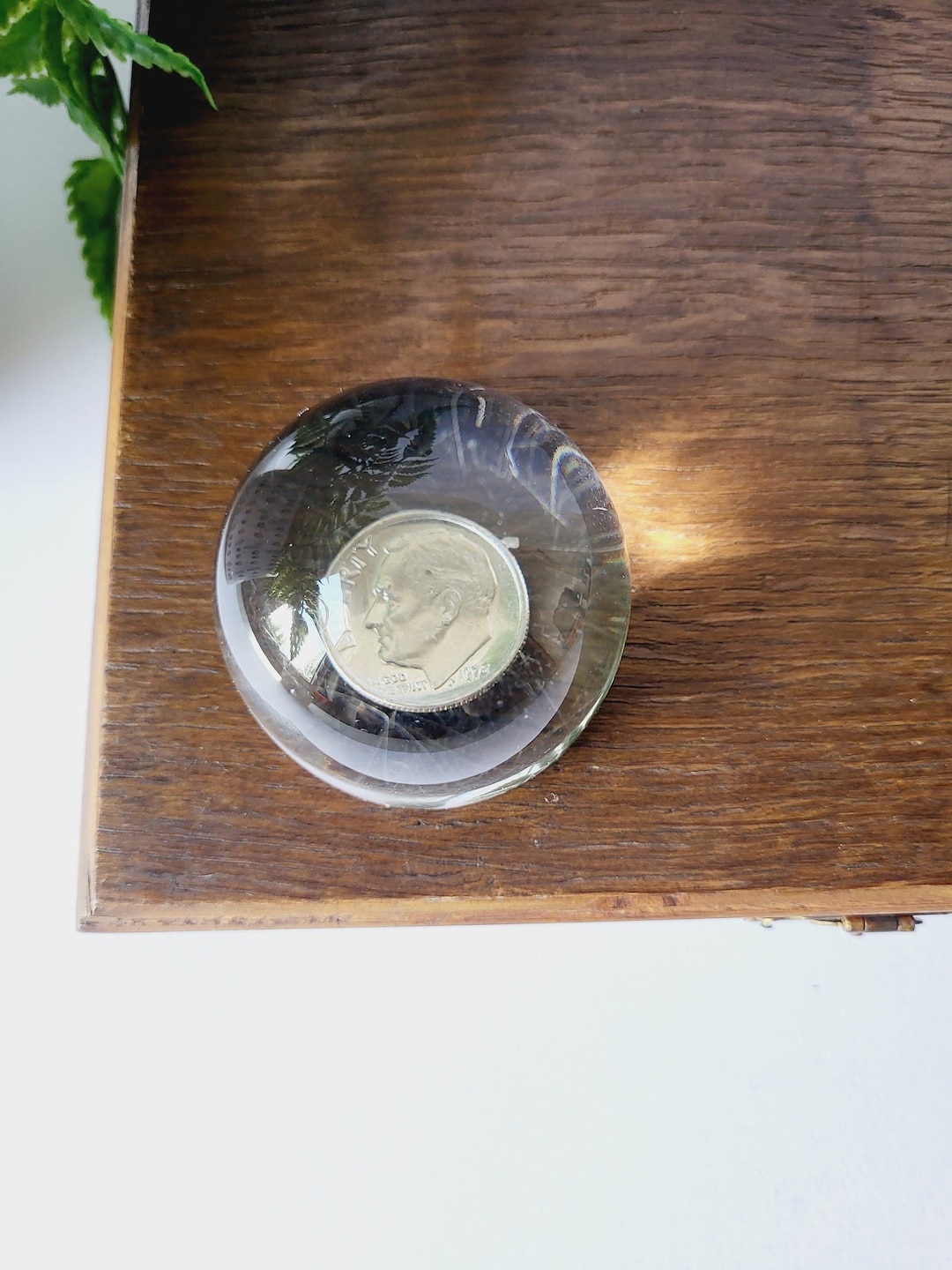 Quirky Small Resin / Plastic American Currency Paperweight - Width 5.8 ...