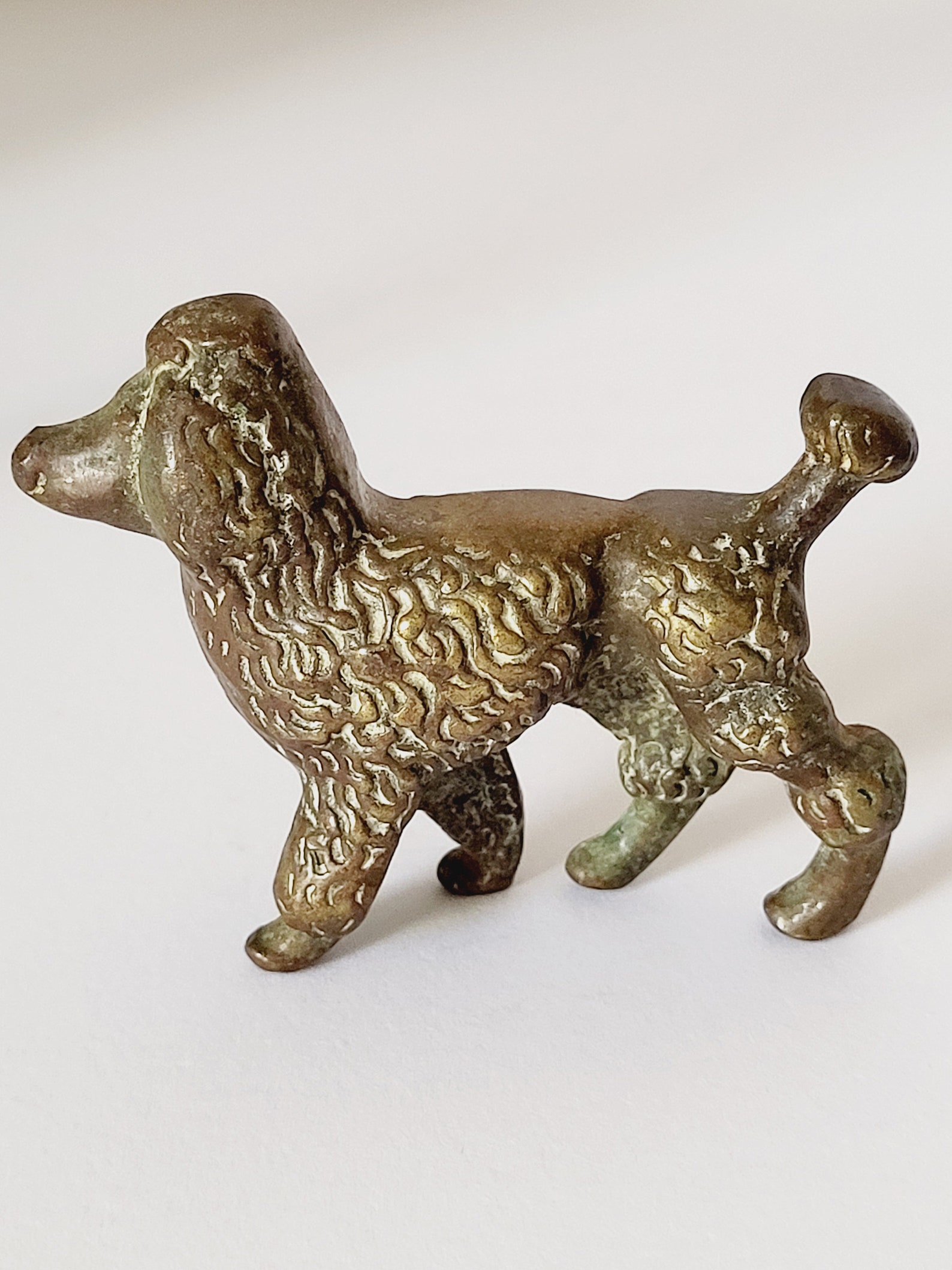 Vintage Heavy Solid Metal Poodle Ornament - Length - 6.5 Cm - Etsy