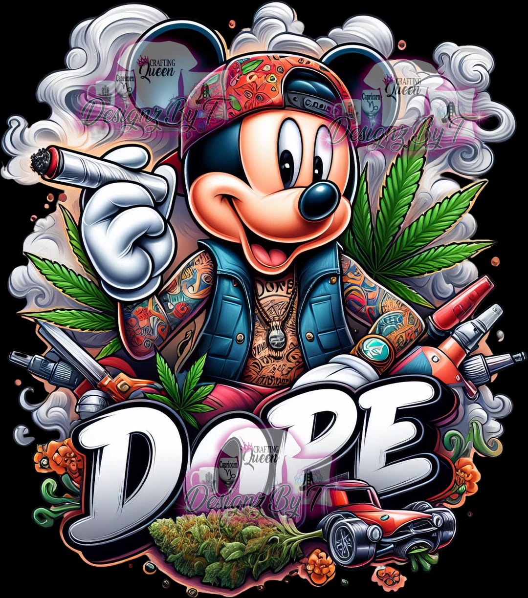 Mickey Dope Design PNG - Etsy