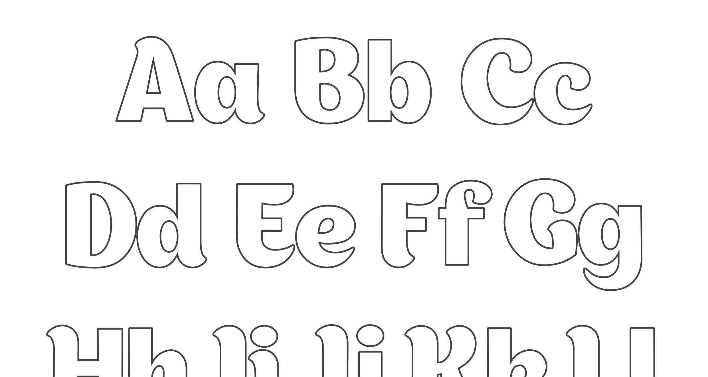 Alphabet & Number Coloring Pages. Coloring Pages for Kids. Printable ...