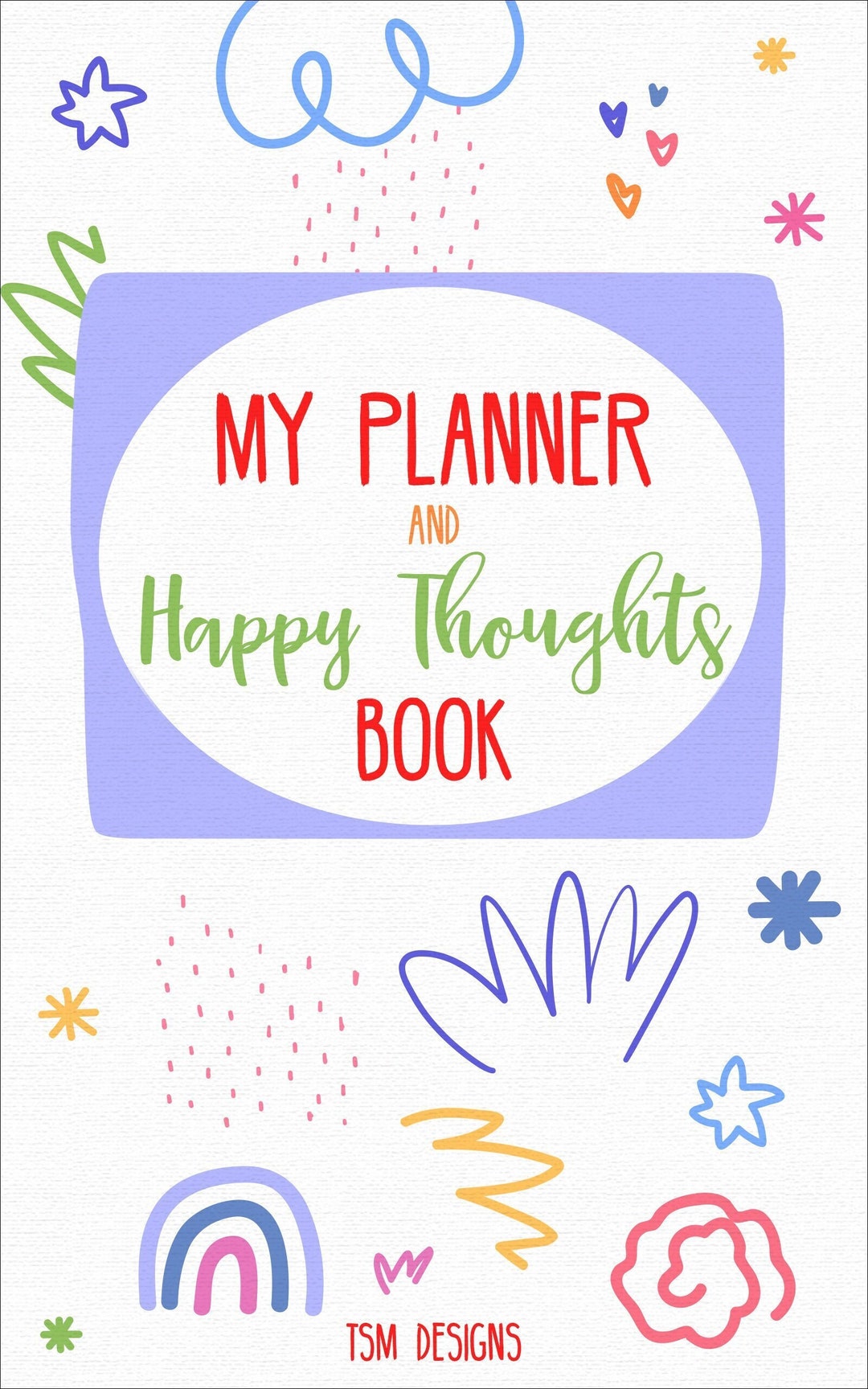 My Planner and Happy Thoughts Book - Etsy