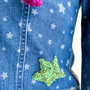 Stars Denim Jacket - Etsy