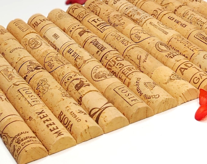 Halves Corks Different Brands Pre-cut, Brand New Half Corks for Crafts ...