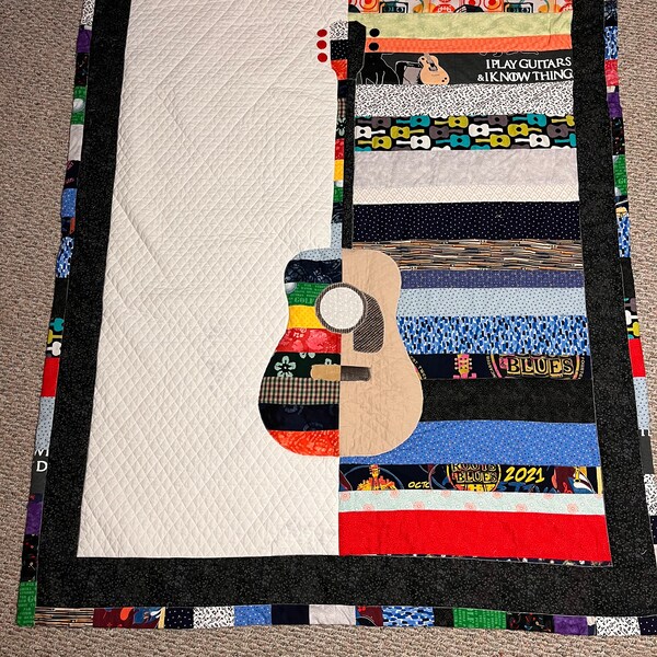 Guitar Quilt Pattern - Etsy