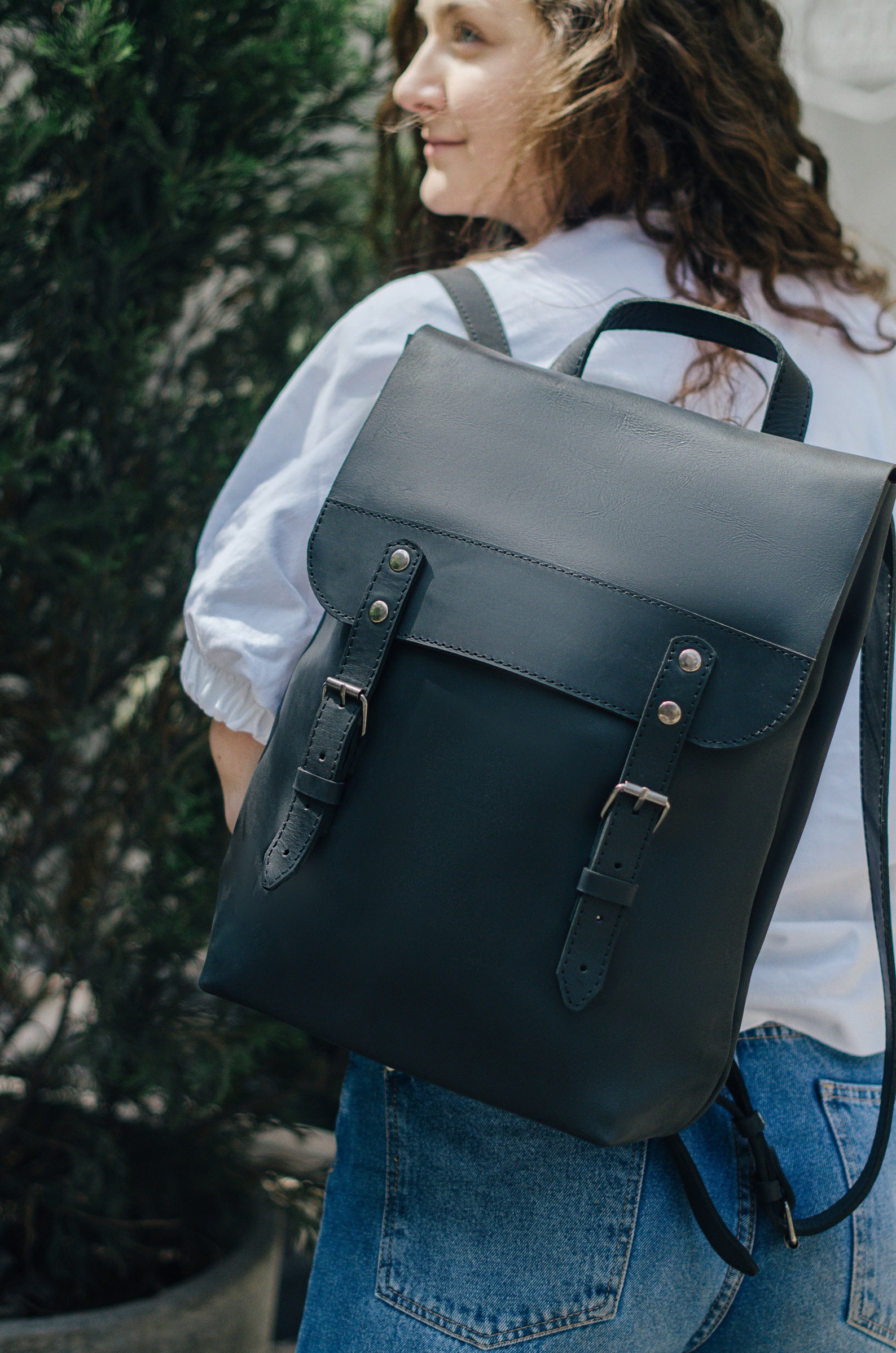 Rugzak voor vrouwen laptop rugzak rugzak voor vrouwen leren - Etsy België