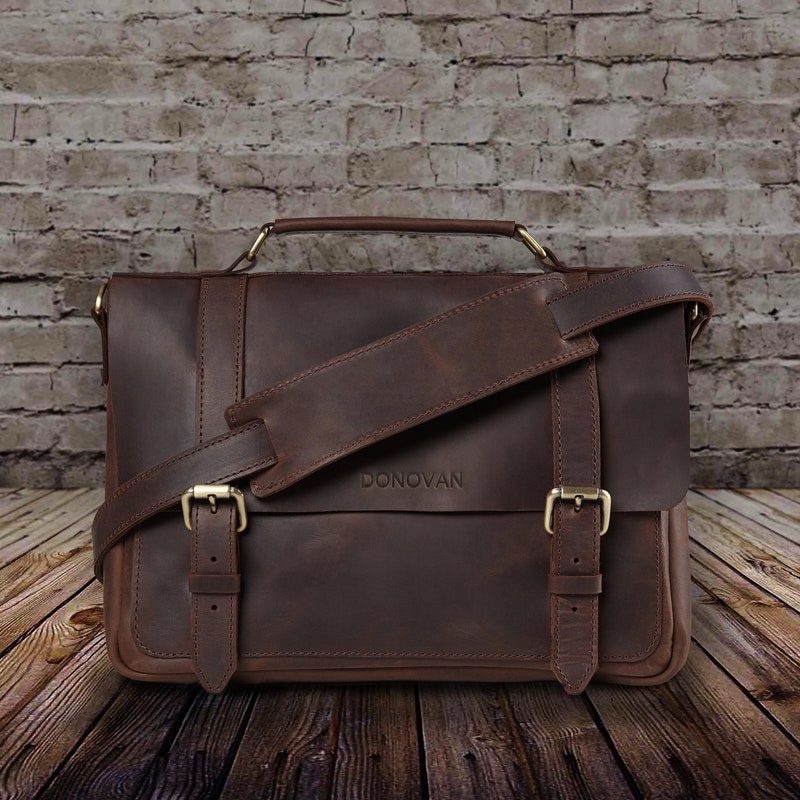 Mens Leather Satchel - Etsy