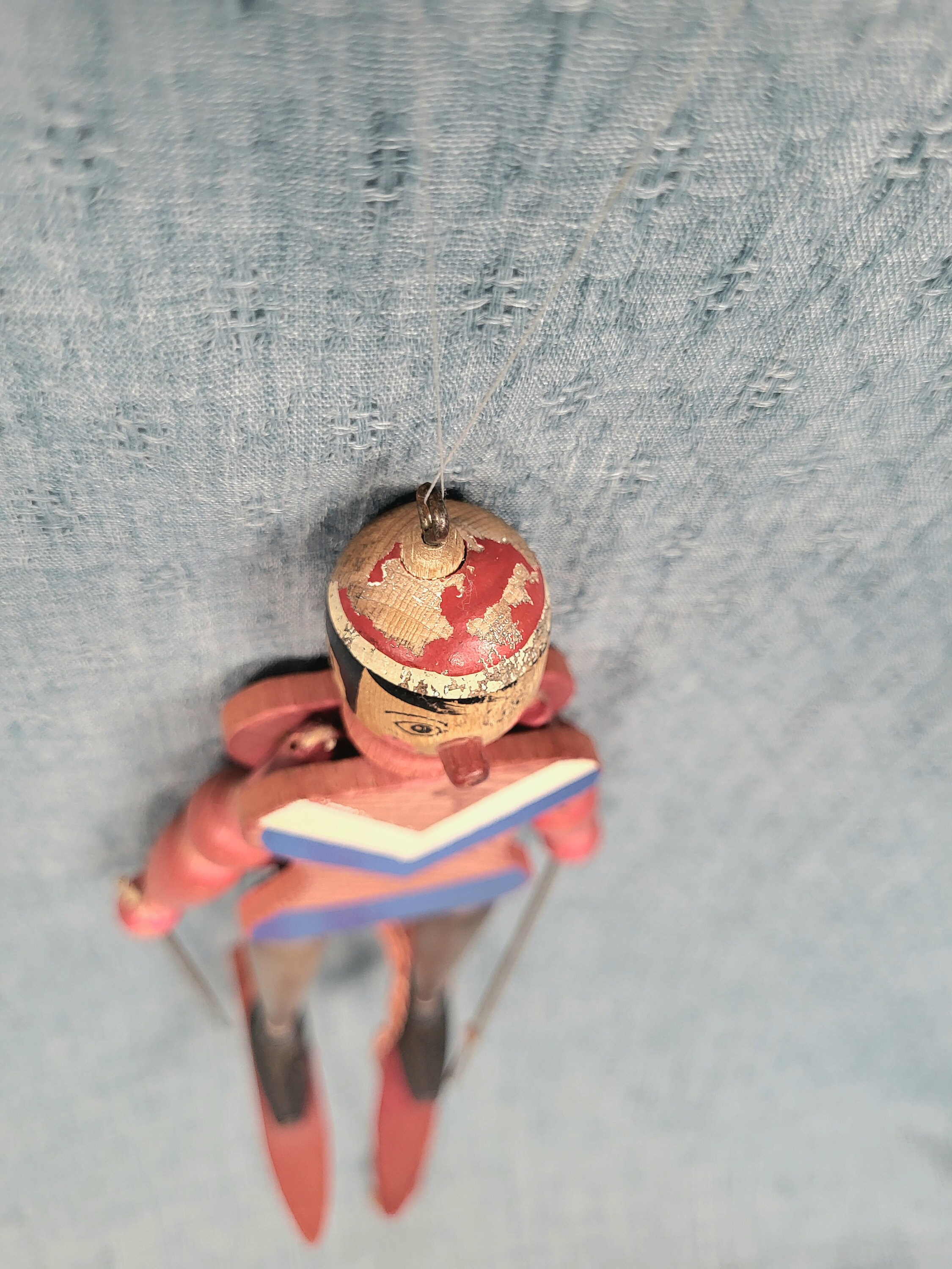 Vintage Jumping Jack Skier Toy - Etsy