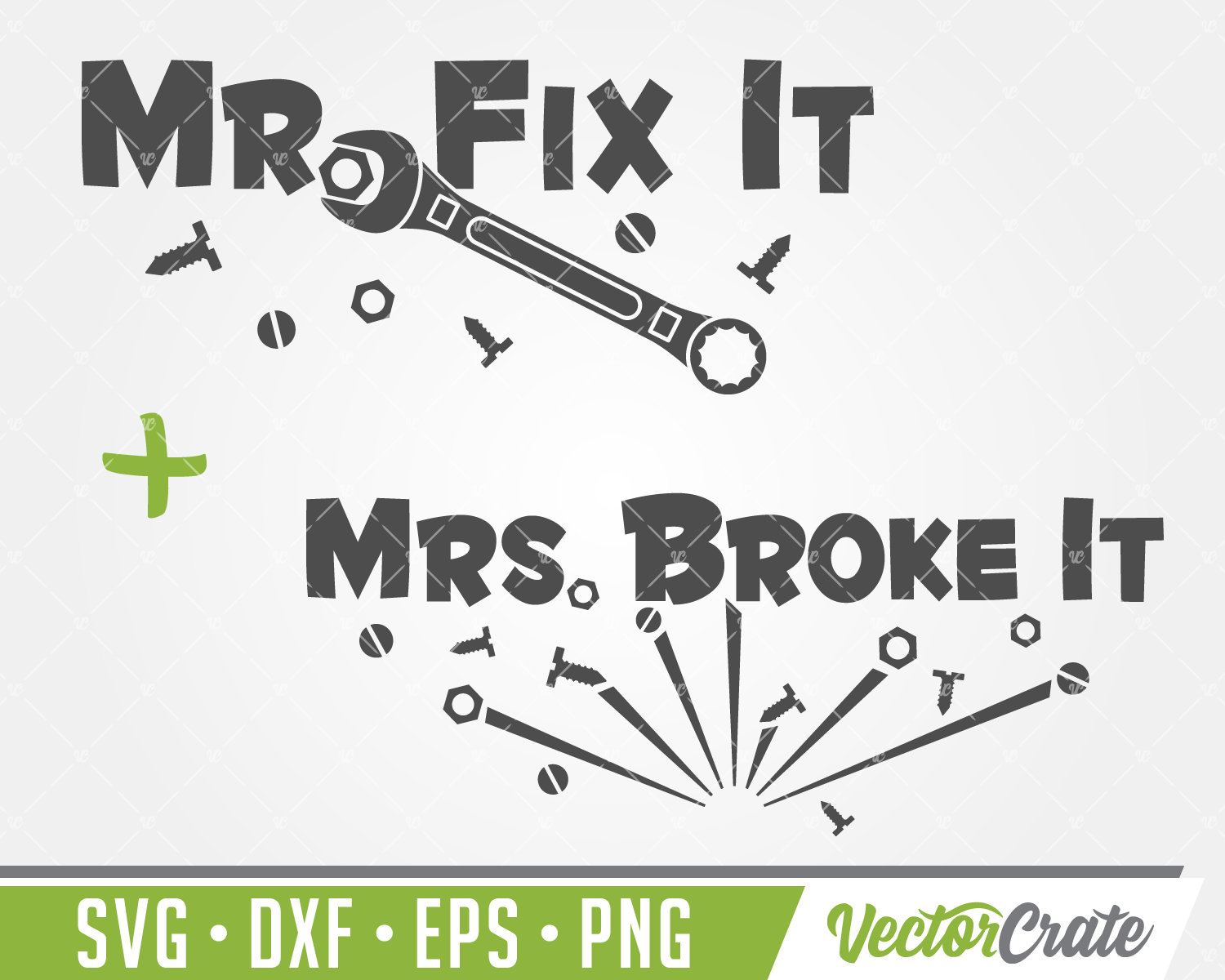 Buy Mr Fix It SVG Mrs Broke It SVG Mr and Mrs Svg Wedding Svg Online in ...
