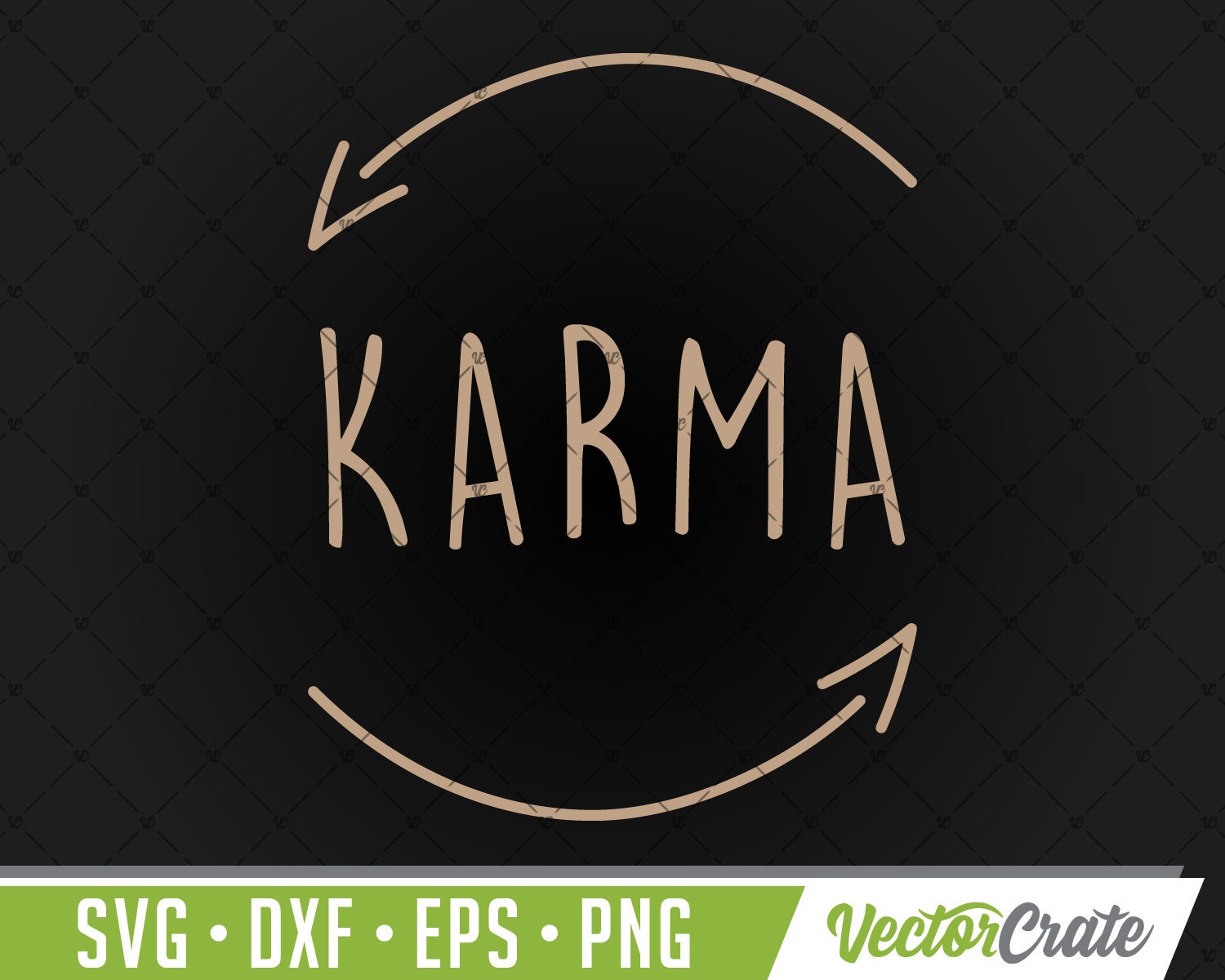 Karma SVG - Karma Dxf Karma Eps Karma Png Cricut Cutter Silhouette ...