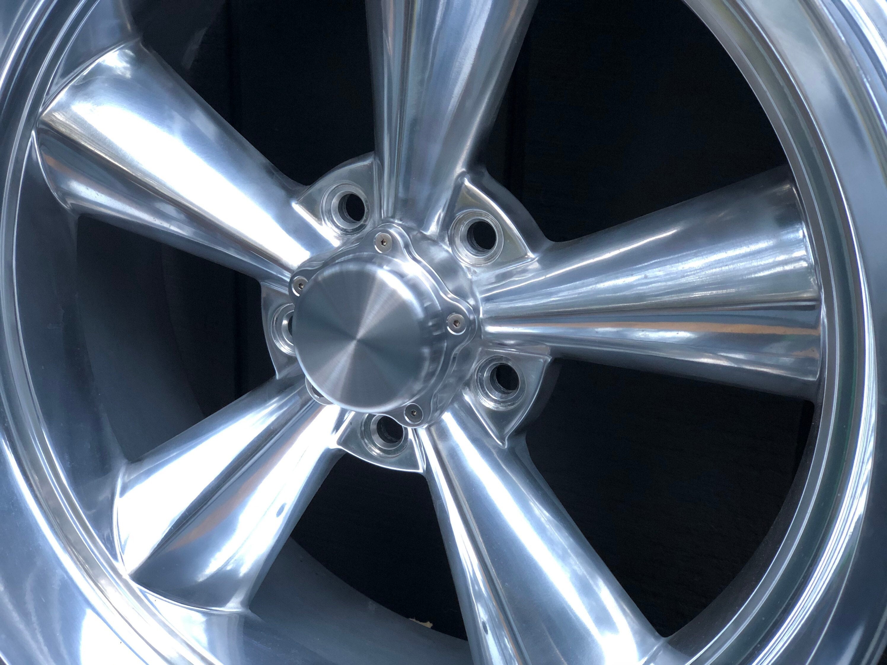 US Mags Standard Step Flat Center Caps Brushed Finish - Etsy