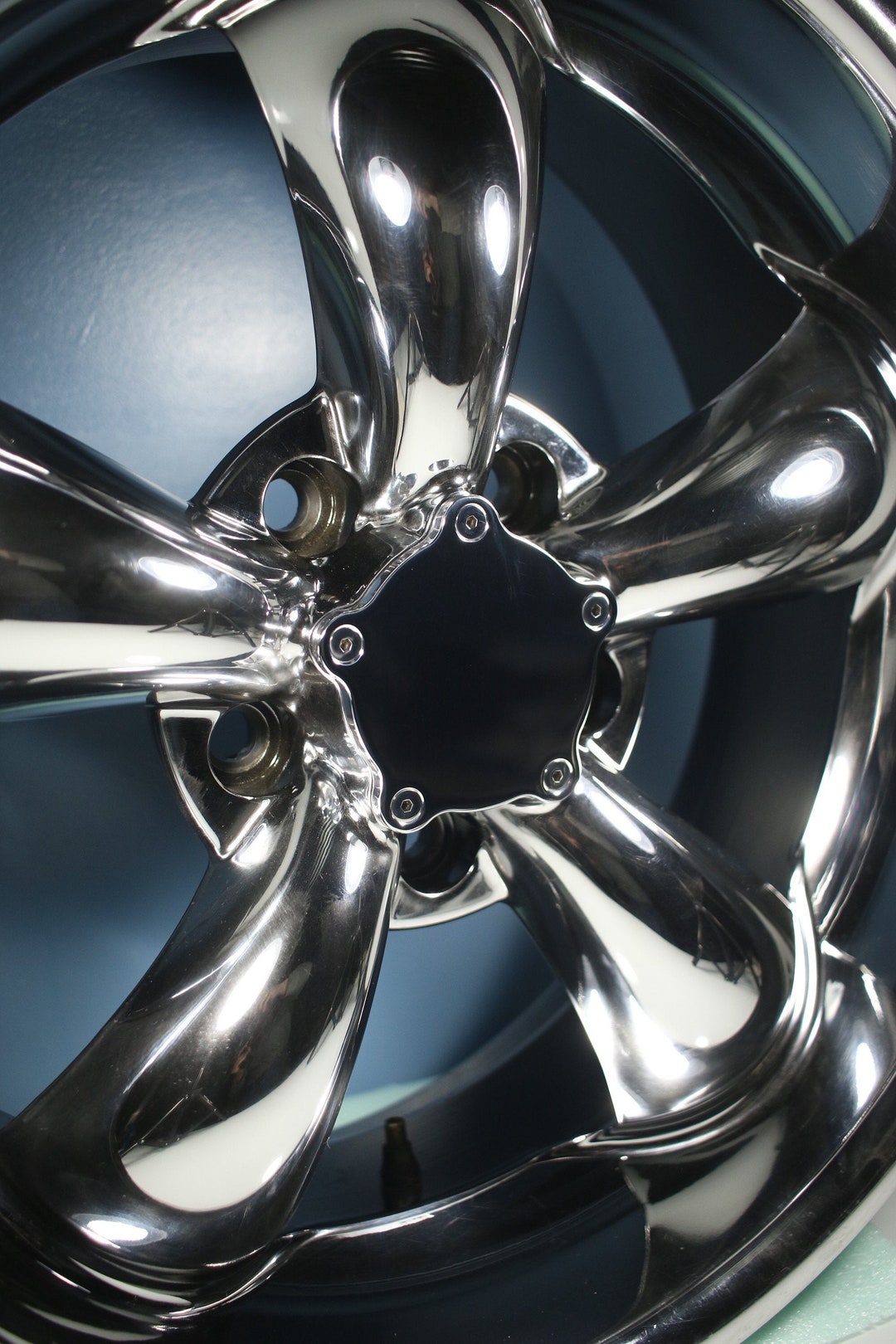 Coys Wheels Flatty Style Flat Center Caps Polished Finish C5 C55 C44 ...