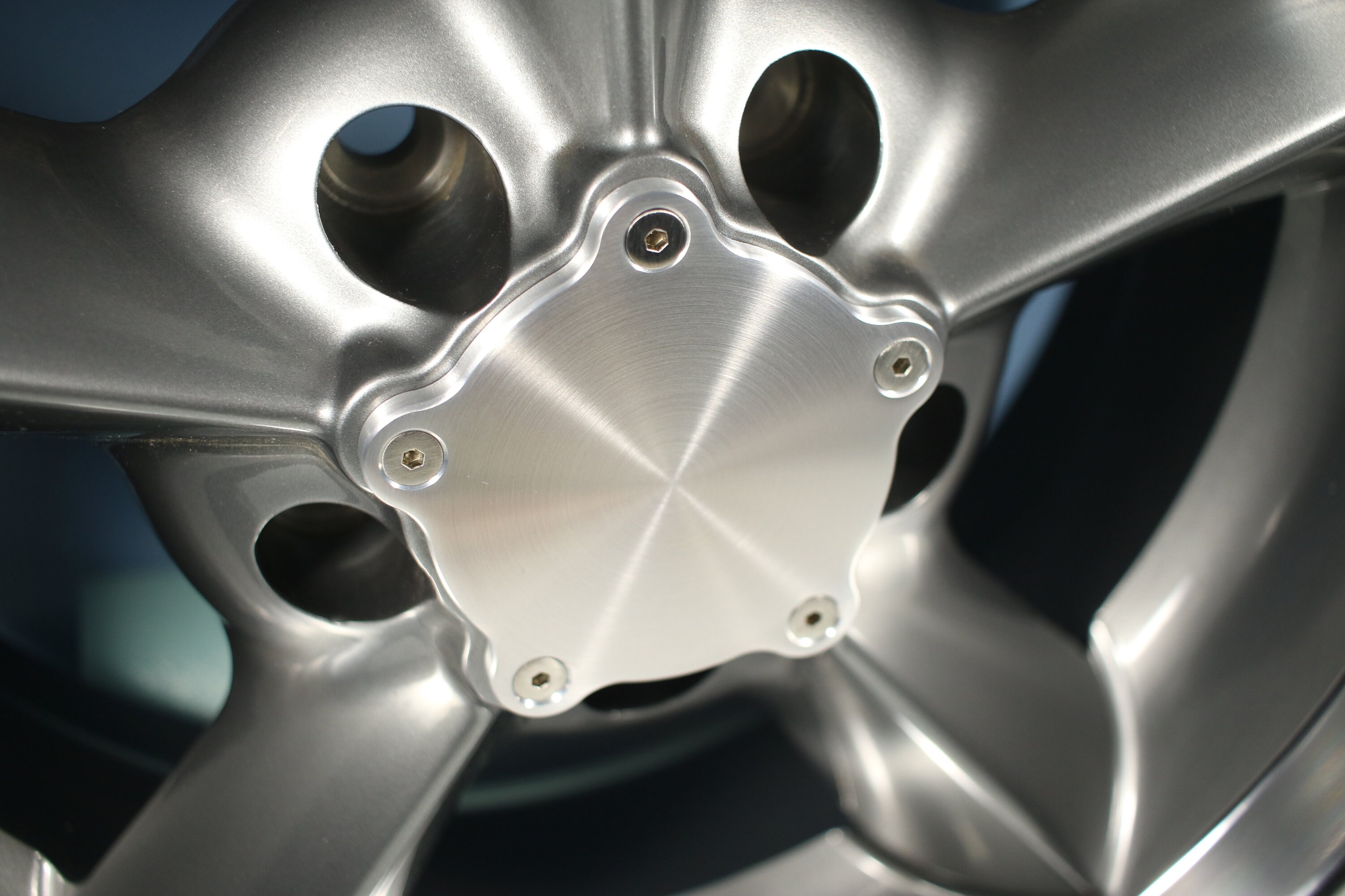 B/G Rod Works Old School Wheels Flat Center Caps Brushed Finish - Etsy