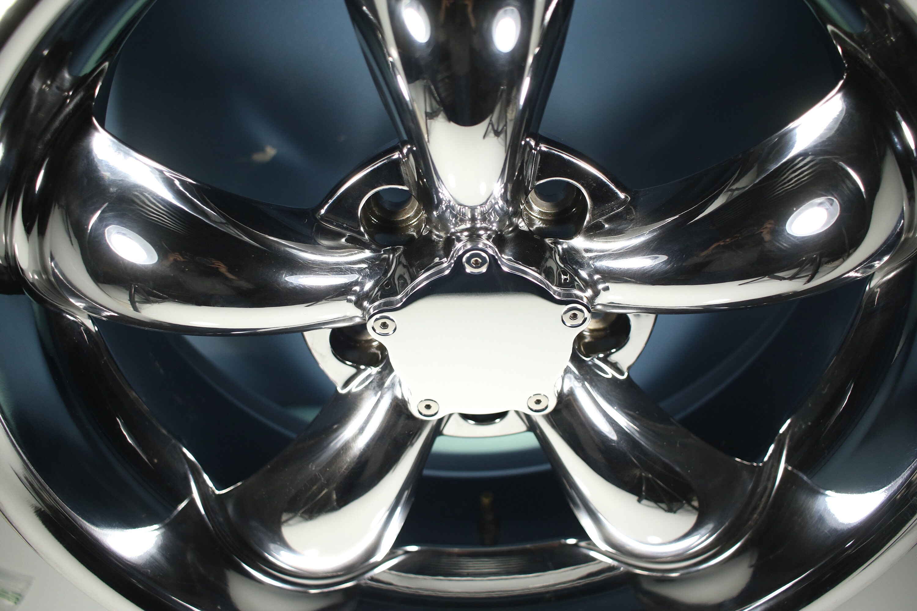 Coys Wheels Flatty Style Flat Center Caps Polished Finish C5 C55 C44 ...