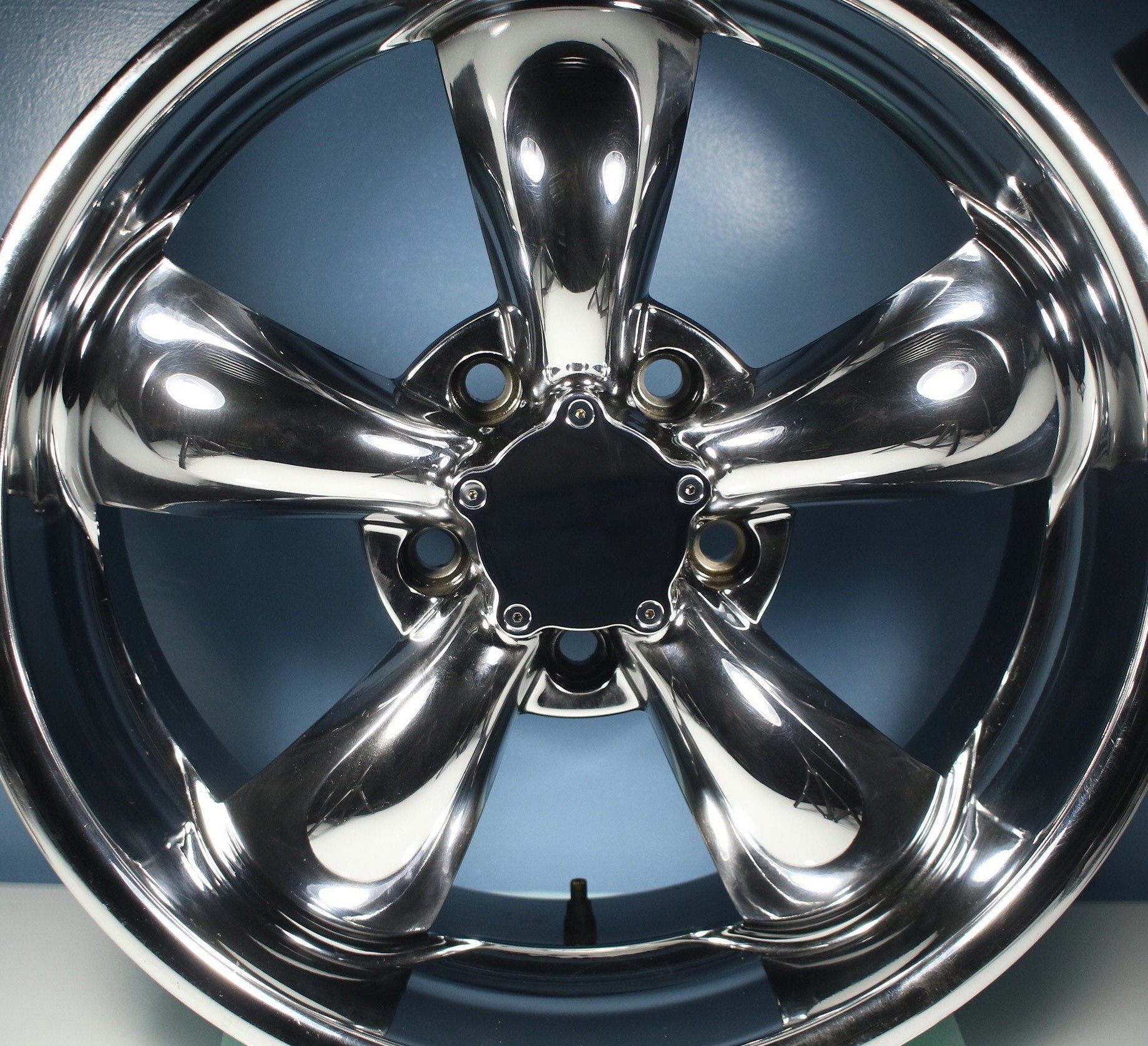 Coys Wheels Flatty Style Flat Center Caps Polished Finish C5 C55 C44 ...