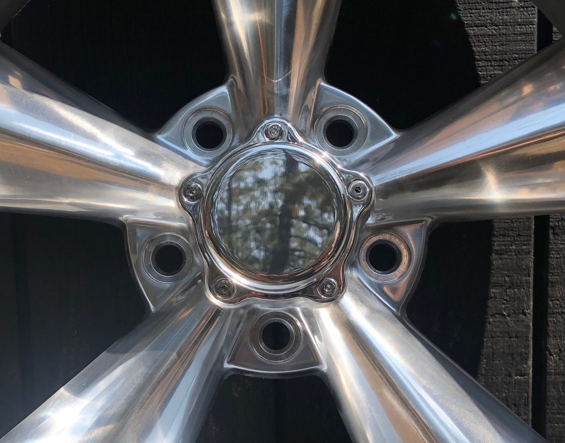 US Mags Standard Step Flat Center Caps Polished Finish - Etsy