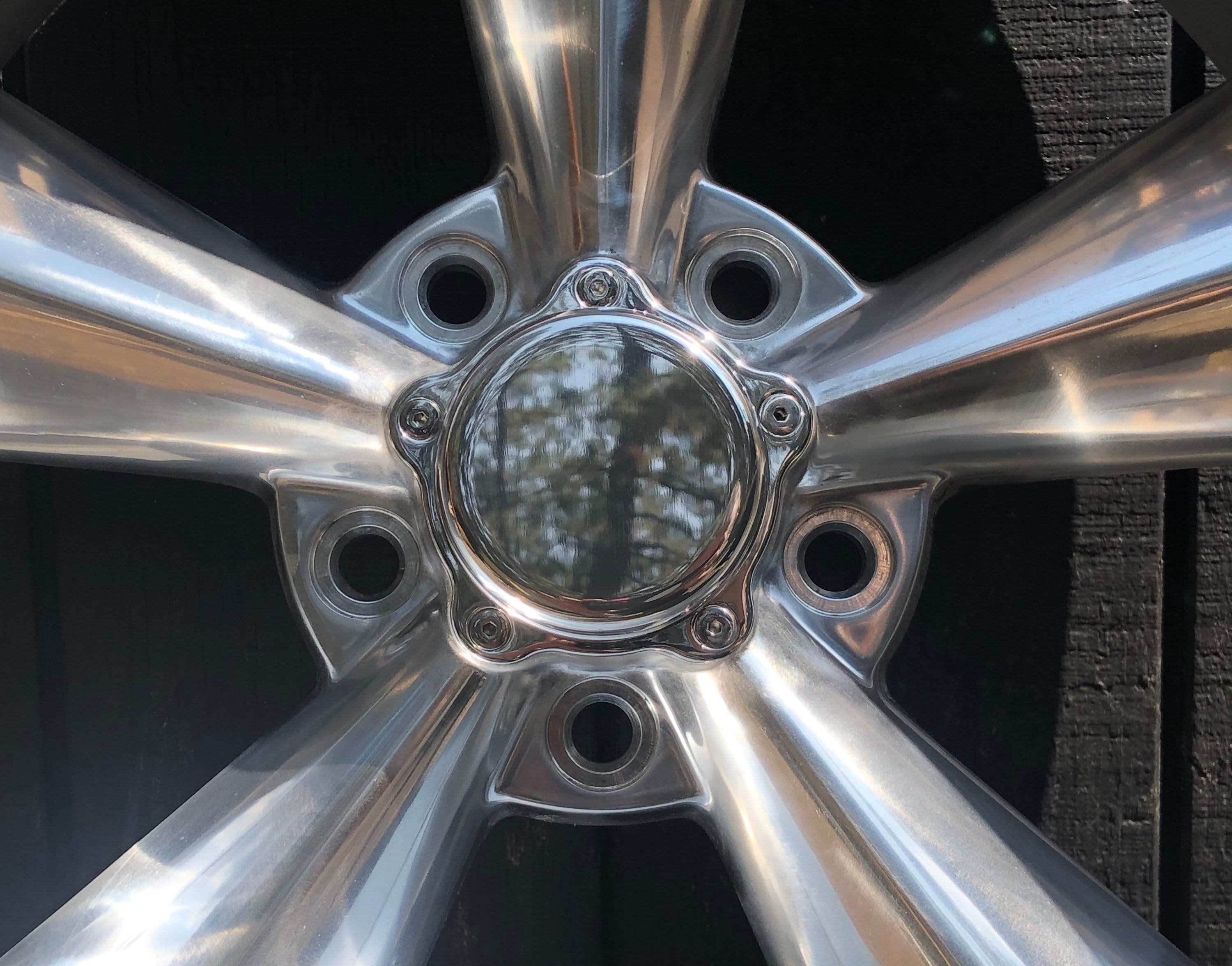 US Mags Standard Step Flat Center Caps Polished Finish - Etsy