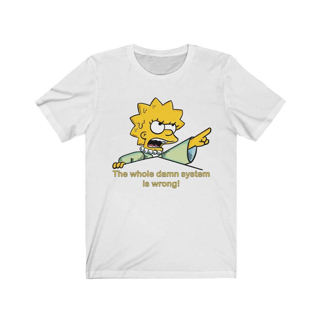 Lisa Simpson Whole Damn System - Etsy