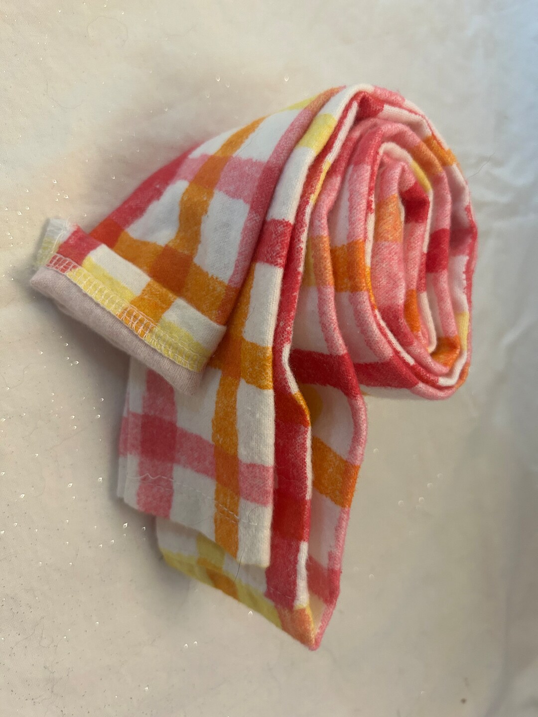 Checks in Pink and Yellow CPAP Hose Cover, CPAP, Hose Cover, Tube ...