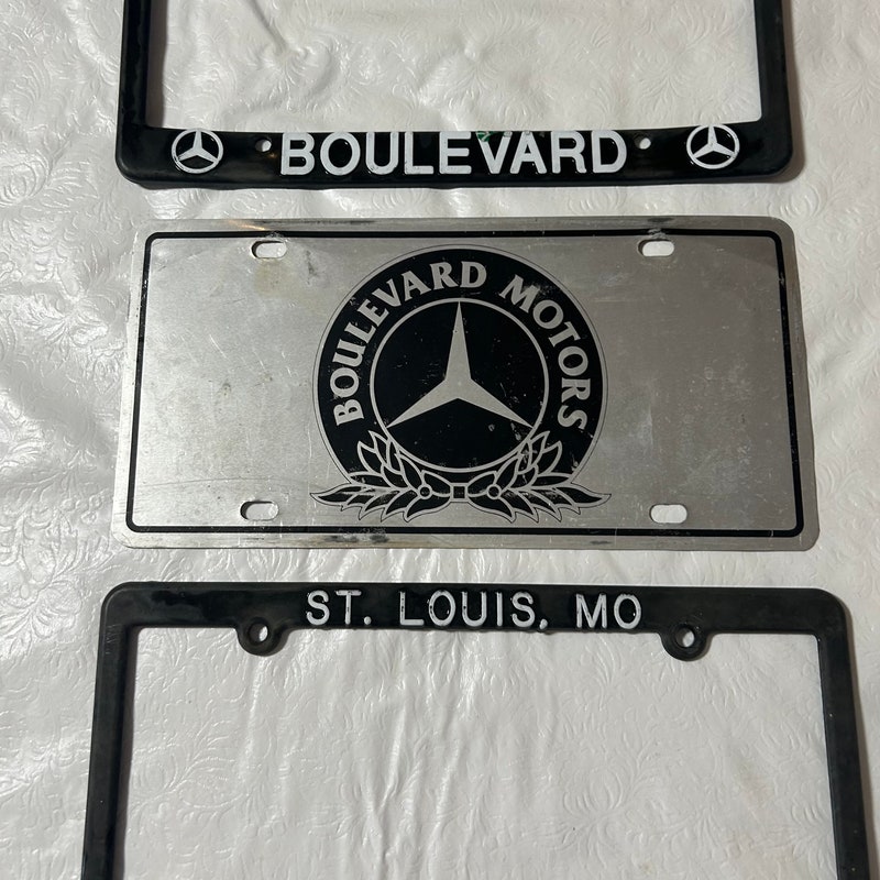 Mercedes License Plate Frame - Etsy