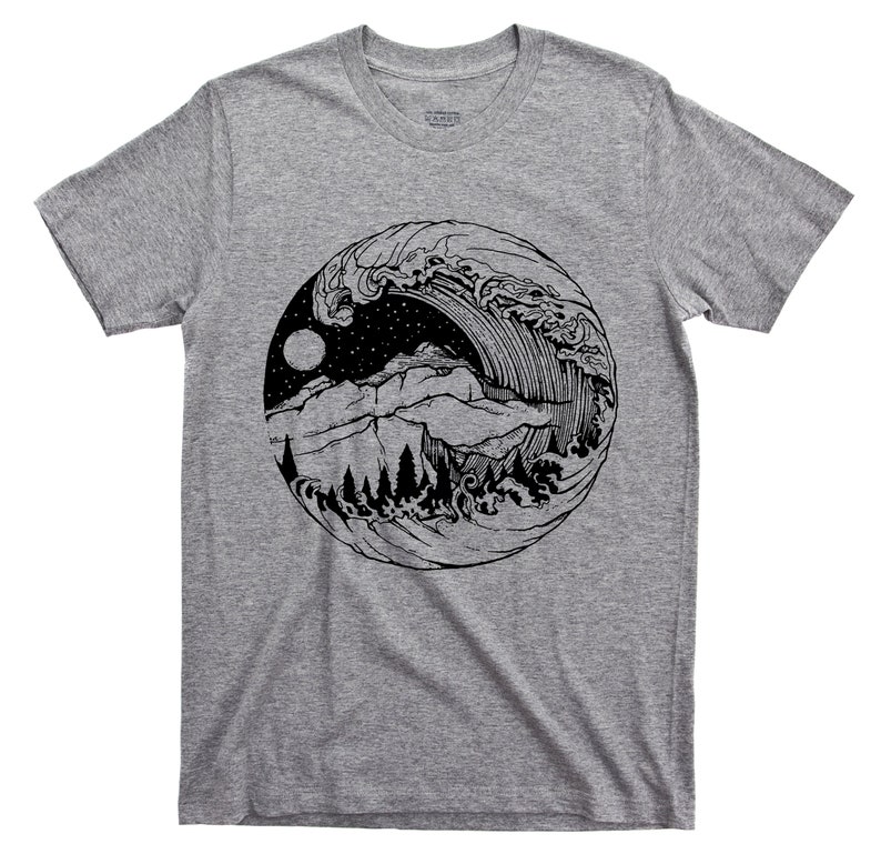 Tsunami T Shirt Hurricane Storm Breaking Ocean Rogue Waves - Etsy