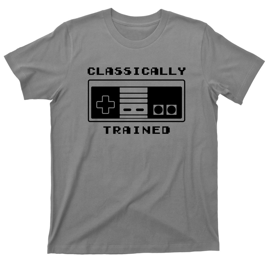 Classically Trained T Shirt - 80s 90s Vintage Classic Retro Cartridge ...
