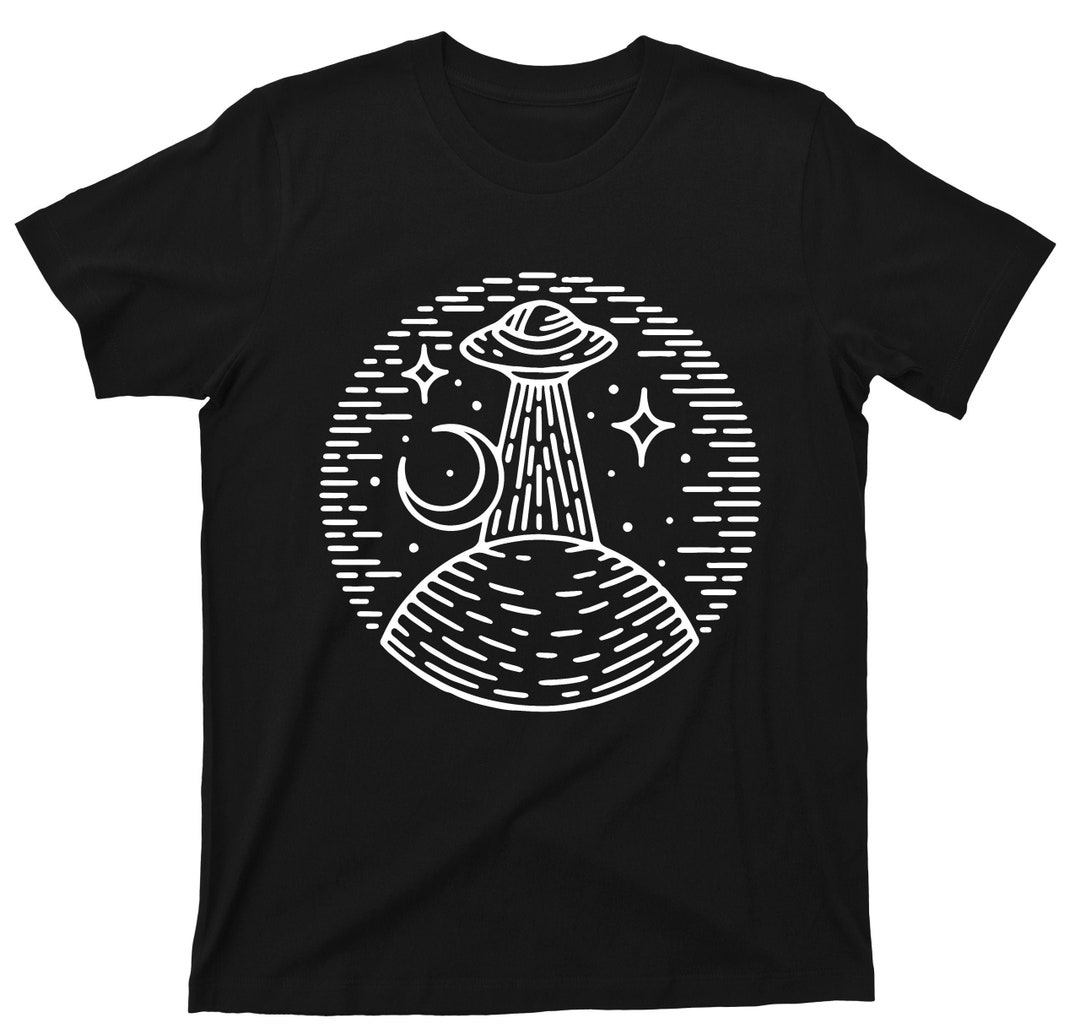 Alien UFO Abduction T Shirt - Extraterrestrial Visits Planet Earth ...