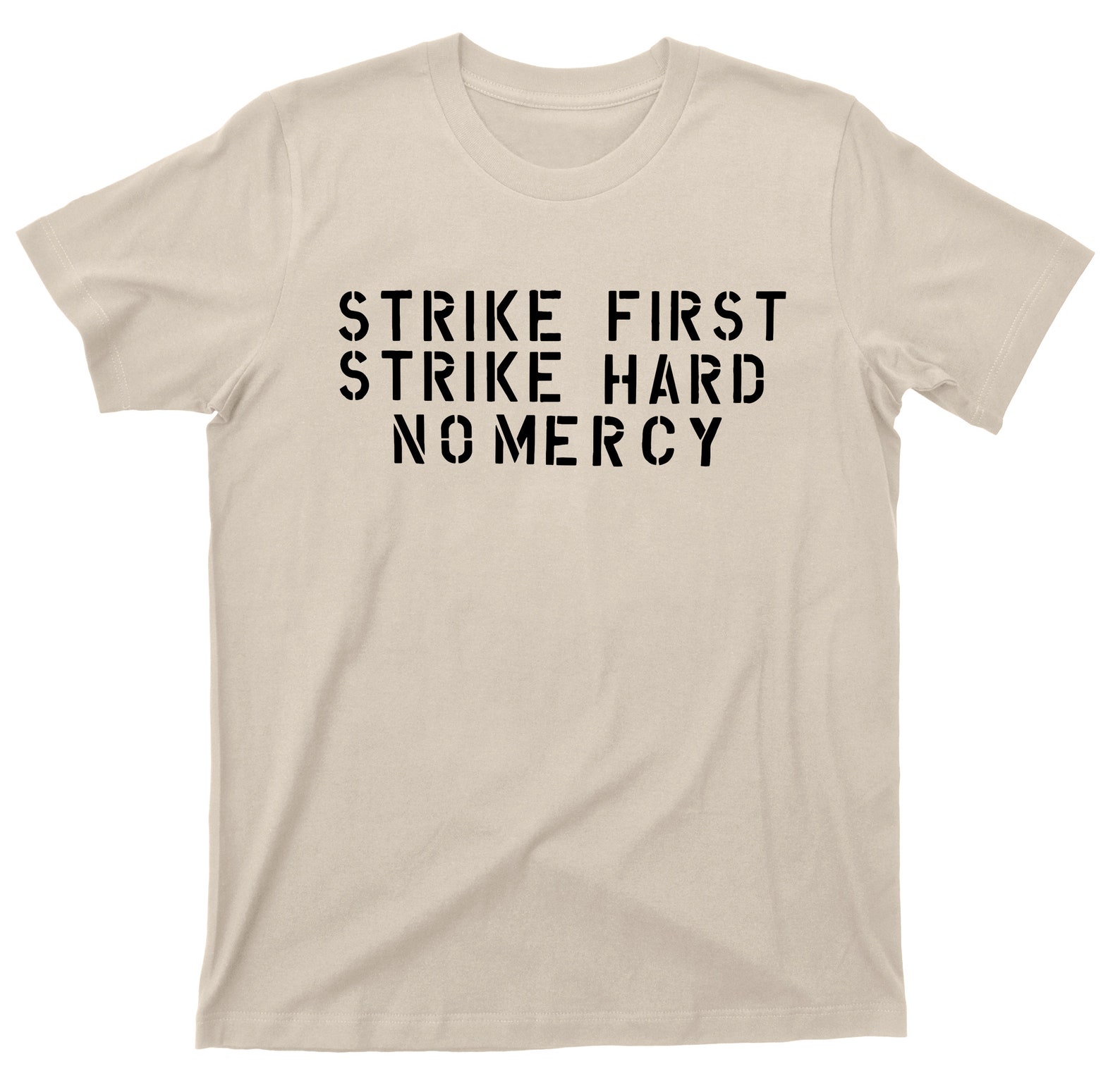 Strike First Strike Hard No Mercy T Shirt - Karate Kid Graphic Tshirt ...