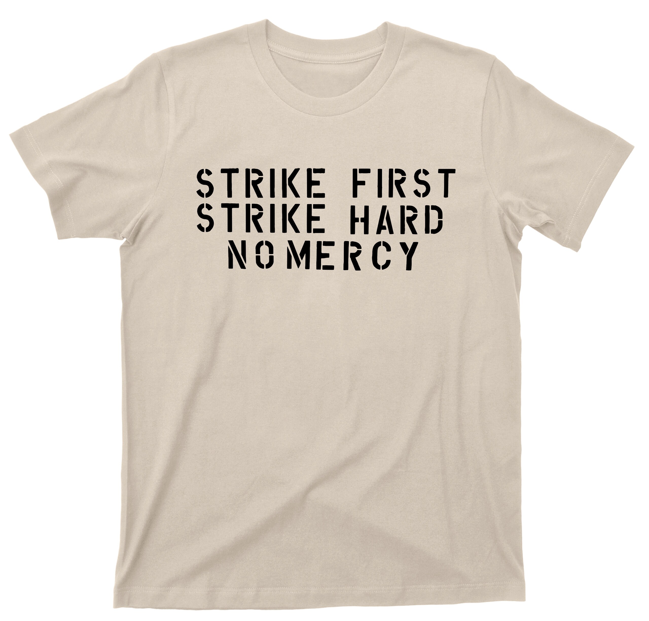 Strike First Strike Hard No Mercy T Shirt Karate Kid Graphic | Etsy