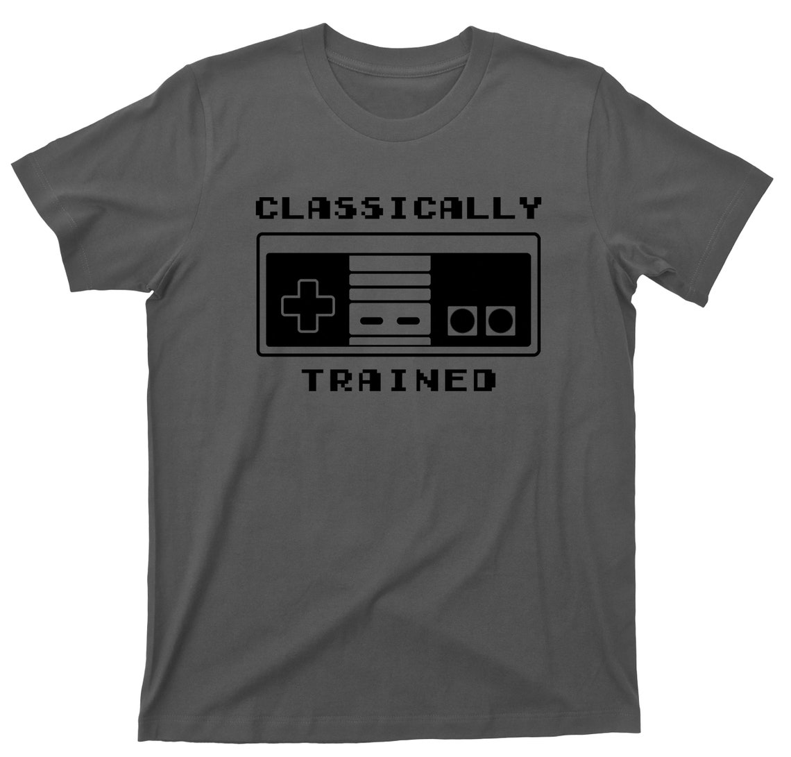 Classically Trained T Shirt - 80s 90s Vintage Classic Retro Cartridge ...