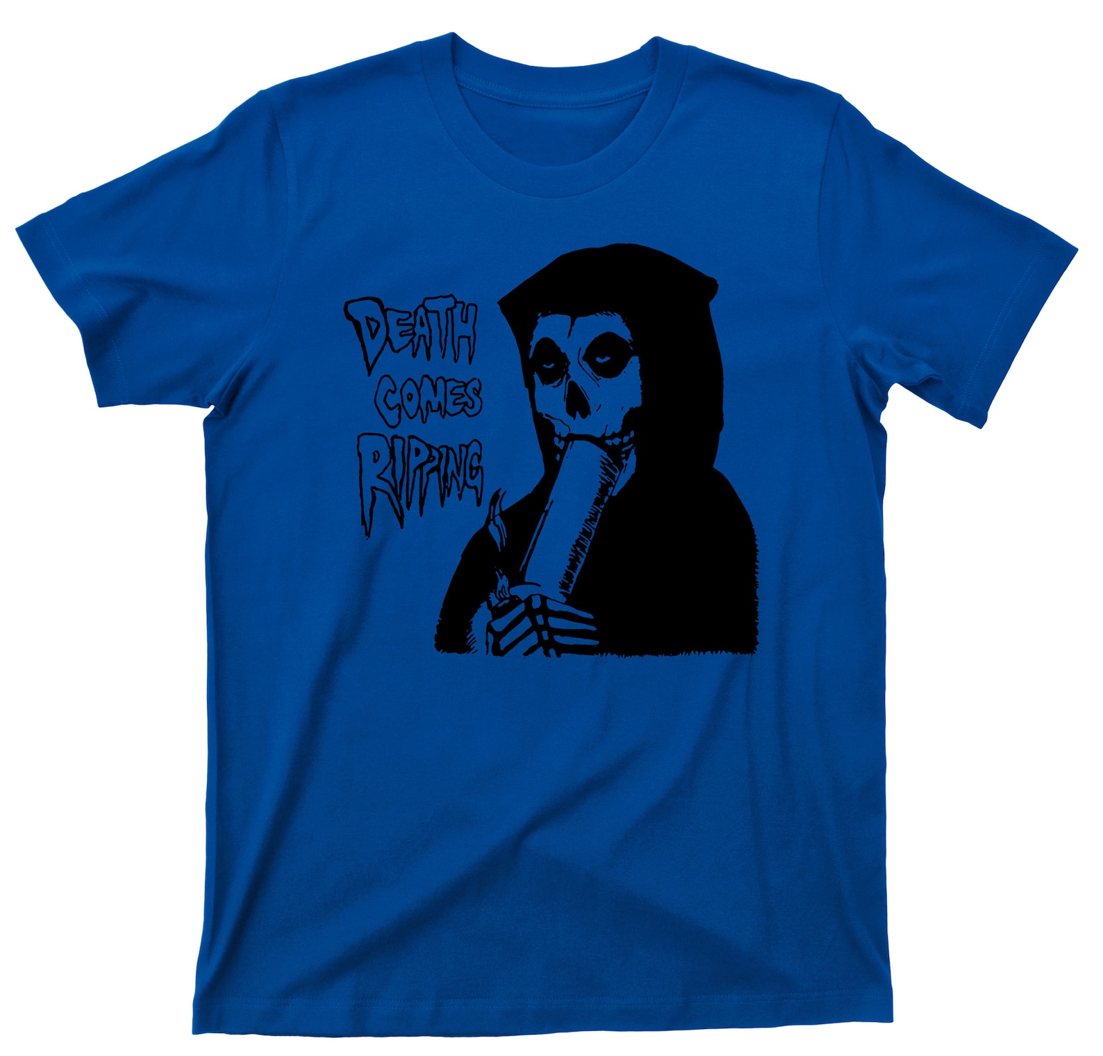 Death Comes Ripping T Shirt Grim Reaper Graphic Tshirt | Etsy