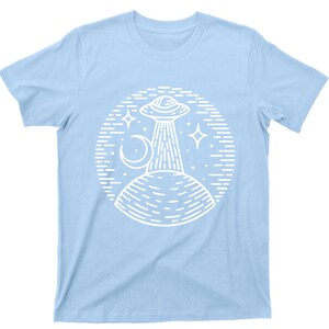 Alien UFO Abduction T Shirt - Extraterrestrial Visits Planet Earth ...